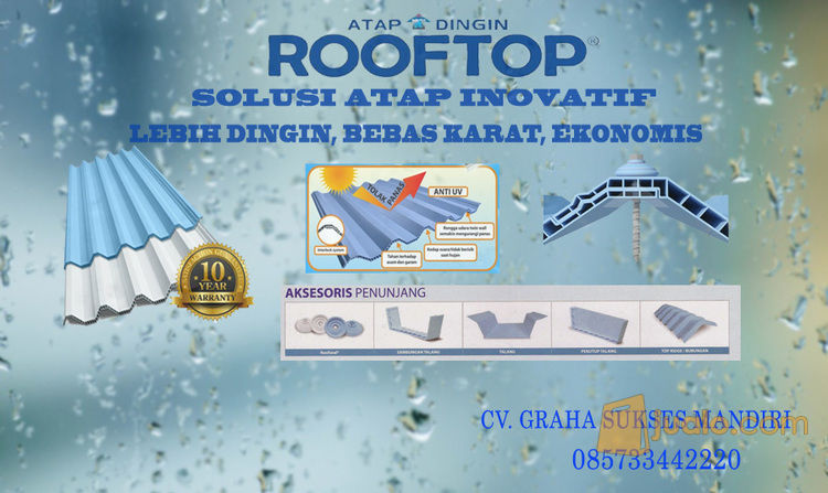 ATAP PVC ROOFTOP HARGA MURAH di Kota Denpasar, Bali | Jualo.com