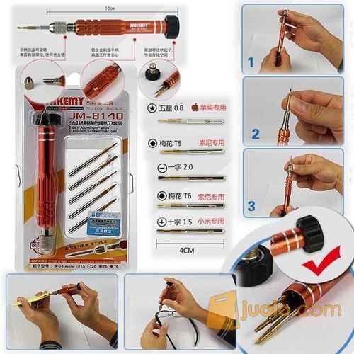 OBENG SET JAKEMY JM-8140 6 IN 1 ORIGINAL di Kota Jakarta Barat, DKI ...