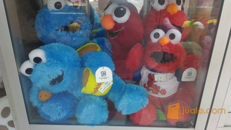 Boneka Si ELMO, Monster Cookies & Big Bird, boneka film serial TV kabel ...