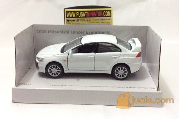 2008 MITSUBISHI LANCER EVOLUTION X (PUTIH) - SKALA 1:36 - KINSMART di ...