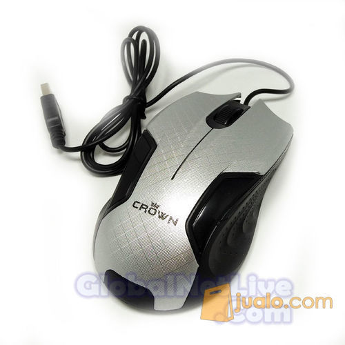 Mouse USB Crown - (mouse desain ergonomis untuk pengguna profesional ...