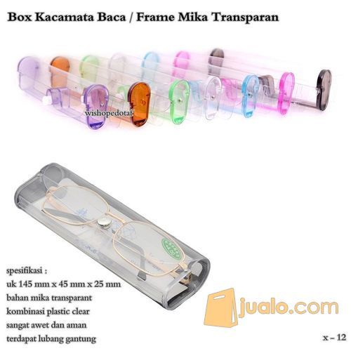 Box kacamata baca / kacamata frame mika transparan di Kota Bekasi, Jawa ...
