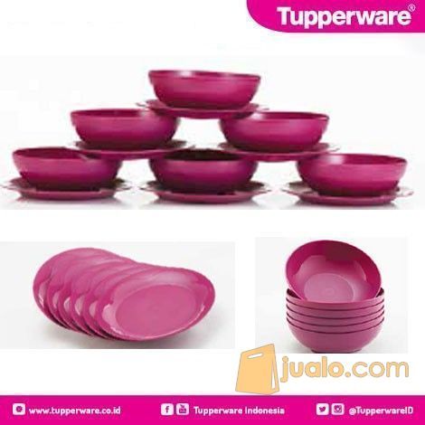 Tupperware Open House OH Dessert Bowl (6) dan Dessert Plate (6) di Kota ...