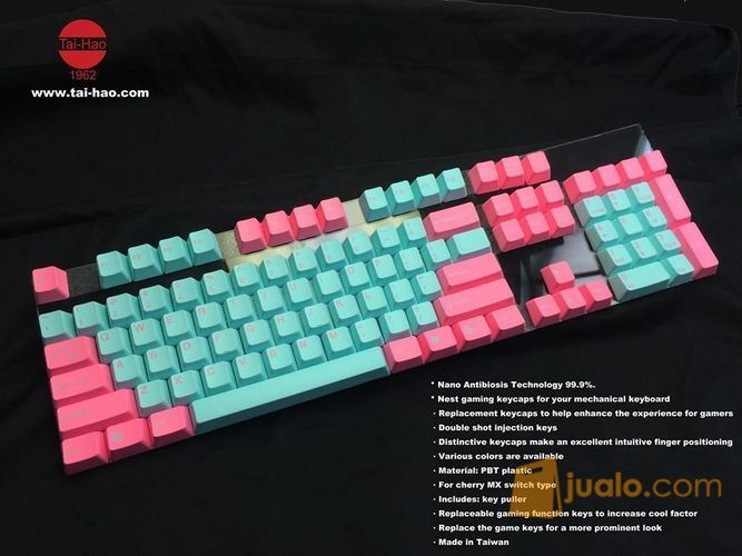 Keycaps Tai-Hao Miami PBT Double Shot Keycap Set di Kota Jakarta Barat ...