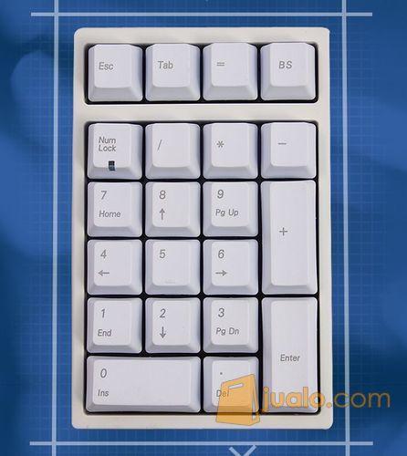 Numpad Leopold FC210TP White PBT Mechanical Keyboard (Blue Cherry MX) di Kota Jakarta Barat, DKI ...