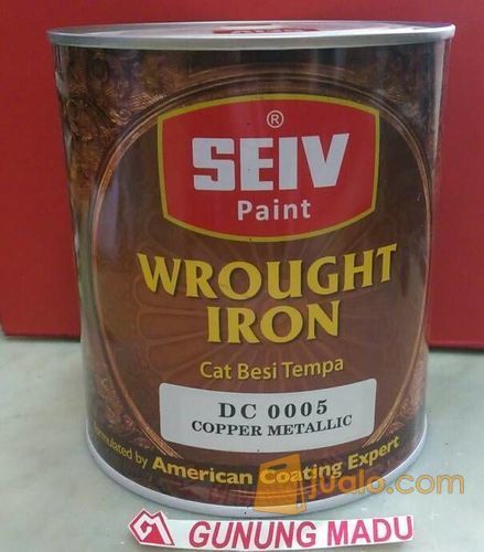 CAT BESI TEMPA KAYU SEIV TEMBAGA 1 LITER / COPPER METALLIC di Kota ...
