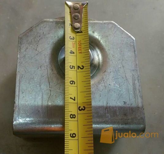 RODA PAGAR BESI STAINLESS TEBAL / UKURAN 8 CM / AS PINTU GERBANG di ...