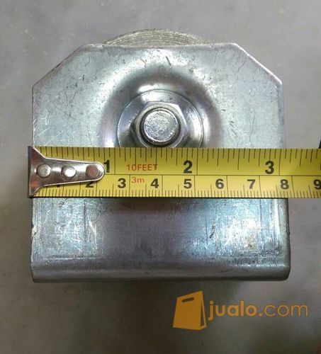 RODA PAGAR BESI STAINLESS TEBAL / UKURAN 8 CM / AS PINTU GERBANG di ...