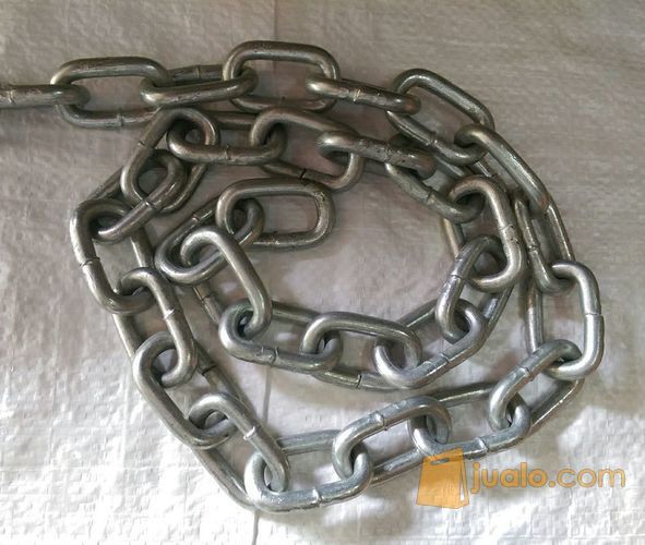 RANTAI BESI 8 MM PER 1 METER / RANTAI SERBAGUNA PAGAR MOTOR DLL di Kota ...