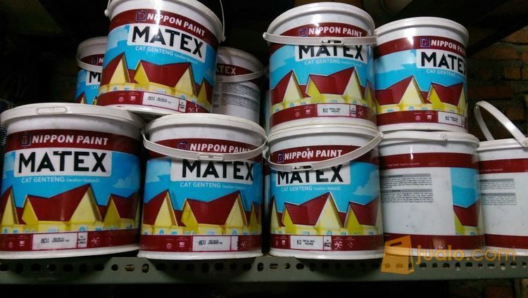 CAT GENTENG MATEX 4 KG MERAH HIJAU / MATEK CAT ATAP GALON di Kota ...