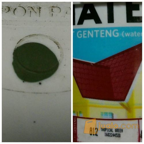 CAT GENTENG MATEX 4 KG MERAH HIJAU / MATEK CAT ATAP GALON di Kota ...