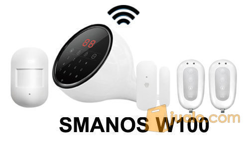 SMANOS W100 WIFI/PSTN Smart Alarm System Automation via Mobile App di ...