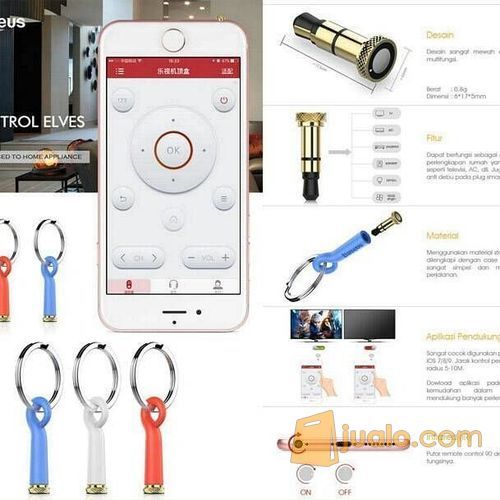 BASEUS TELECONTROL ELVES RED NAIL SMARTPHONE REMOTE CONTROL di Kota ...