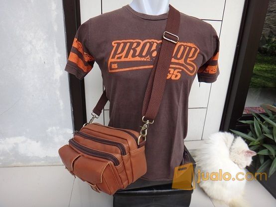 TAS 3 IN 1 PUNGGUNG DADA, SELEMPANG, PINGGANG KULIT SAPI di Kota ...