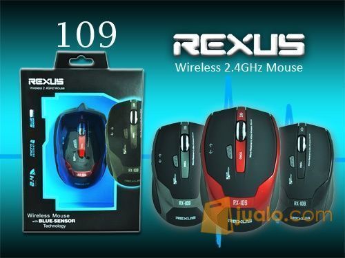 MOUSE USB WIRELESS REXUS 109 di Kota Malang, Jawa Timur | Jualo.com