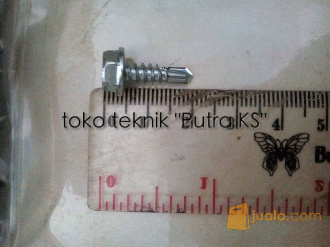 Baut Baja Ringan / Baut Roofing Ukuran #10x5/8 Isi 100Pcs di Kota ...