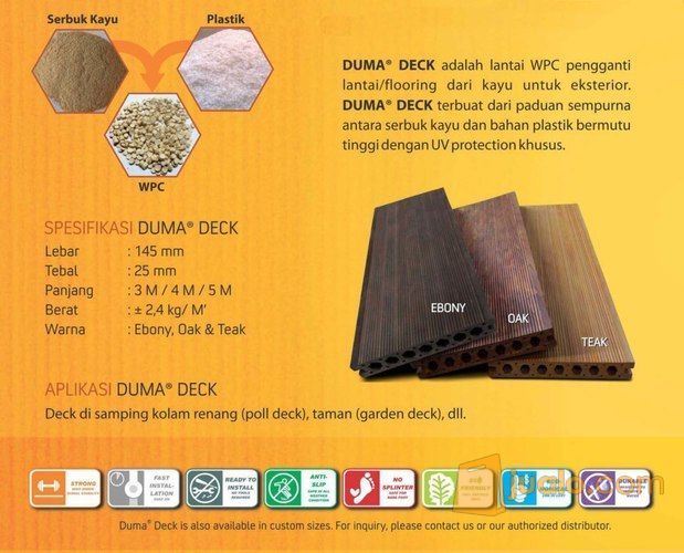 DUMA DECK Lantai WPC di Kab. Buol, Sulawesi Tengah | Jualo.com