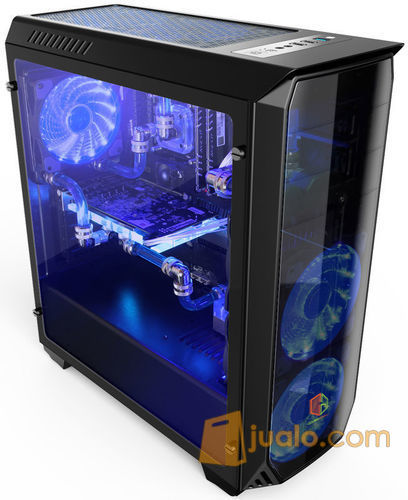 CUBE GAMING AURUS BLACK - Full Acrylic Window - Dust Filter-USB 3.0 di ...