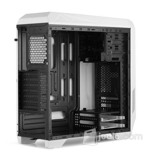 CUBE GAMING ELBRUS WHITE - Full Acrylic Window - 1x12CM Led Fan di Kota ...