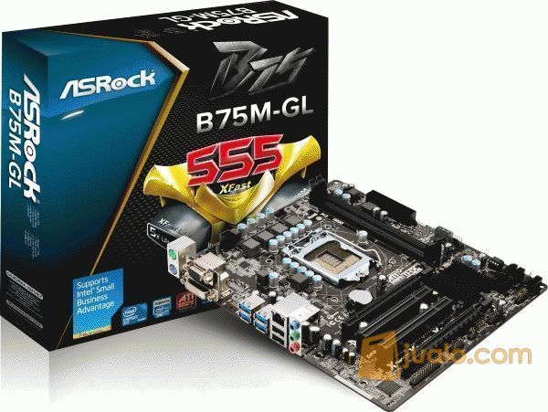 ASRock B75M-GL R2.0 (LGA 1155,B75,DDR3) di Kota Jakarta Barat, DKI Jakarta | Jualo.com