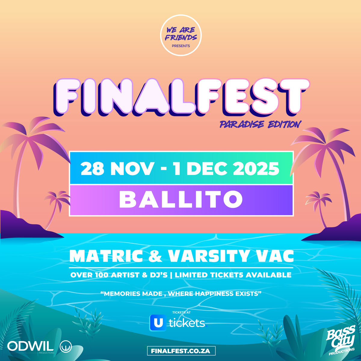 Final Fest Ballito 2025 - Matric & Varsity Vac