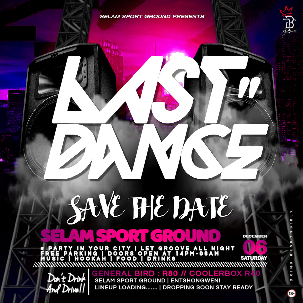 Last Dance - 06 December 2025 | Edamini | Tickets & Event Info
