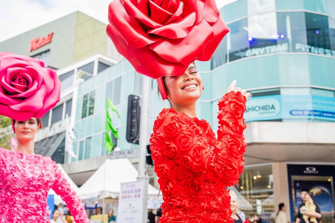 Flower people - Business Photo Album By Human Statue Bodyart