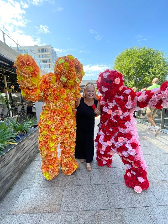 Flower people - Business Photo Album By Human Statue Bodyart