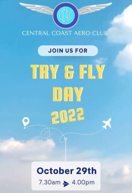 Try and Fly Day 2022 - Business Event By Central Coast Aero Club