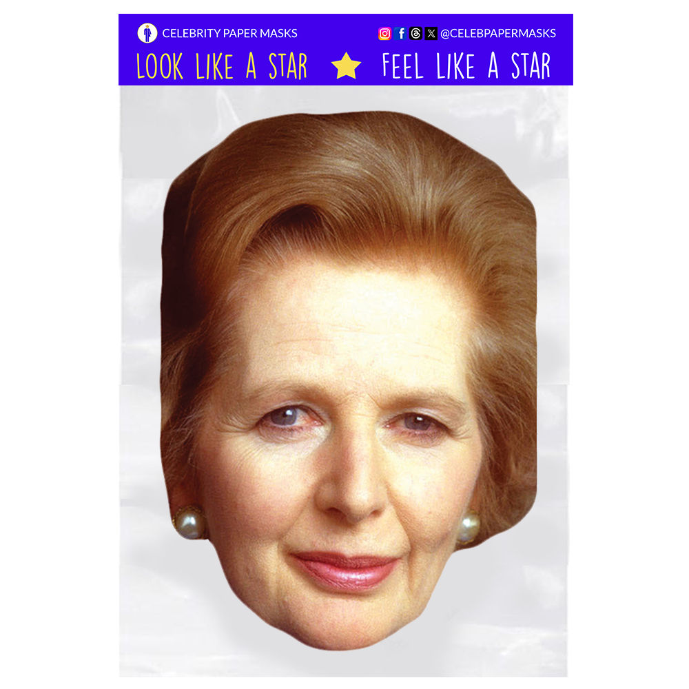 Margaret Thatcher Mask Politician Face Masks UK Conversative Party ...