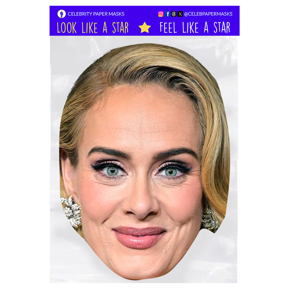 Adele Masks Celebrity Face Mask Singer | eBay Australia