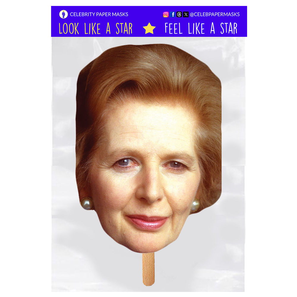 Margaret Thatcher Mask Politician Face Masks UK Conversative Party ...
