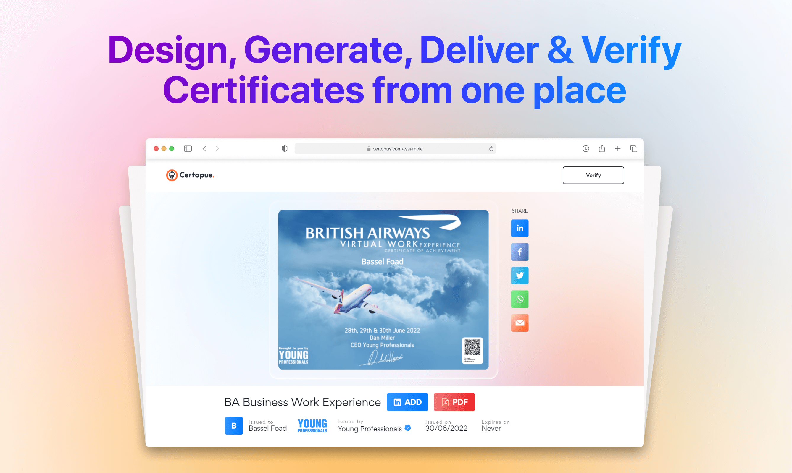 Digital Badges | Certopus