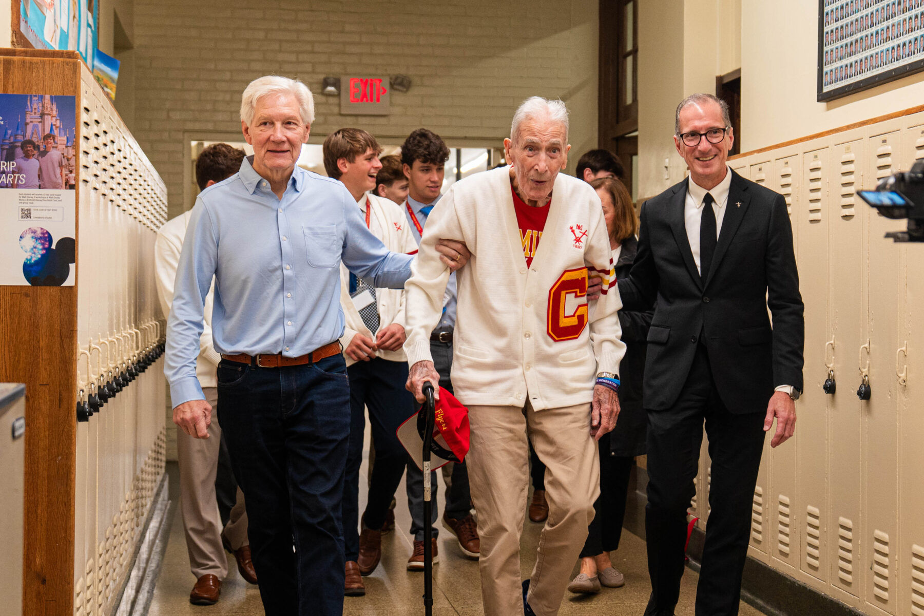 Home Again: Albert Heinlein ’43 returns to campus to celebrate his ...