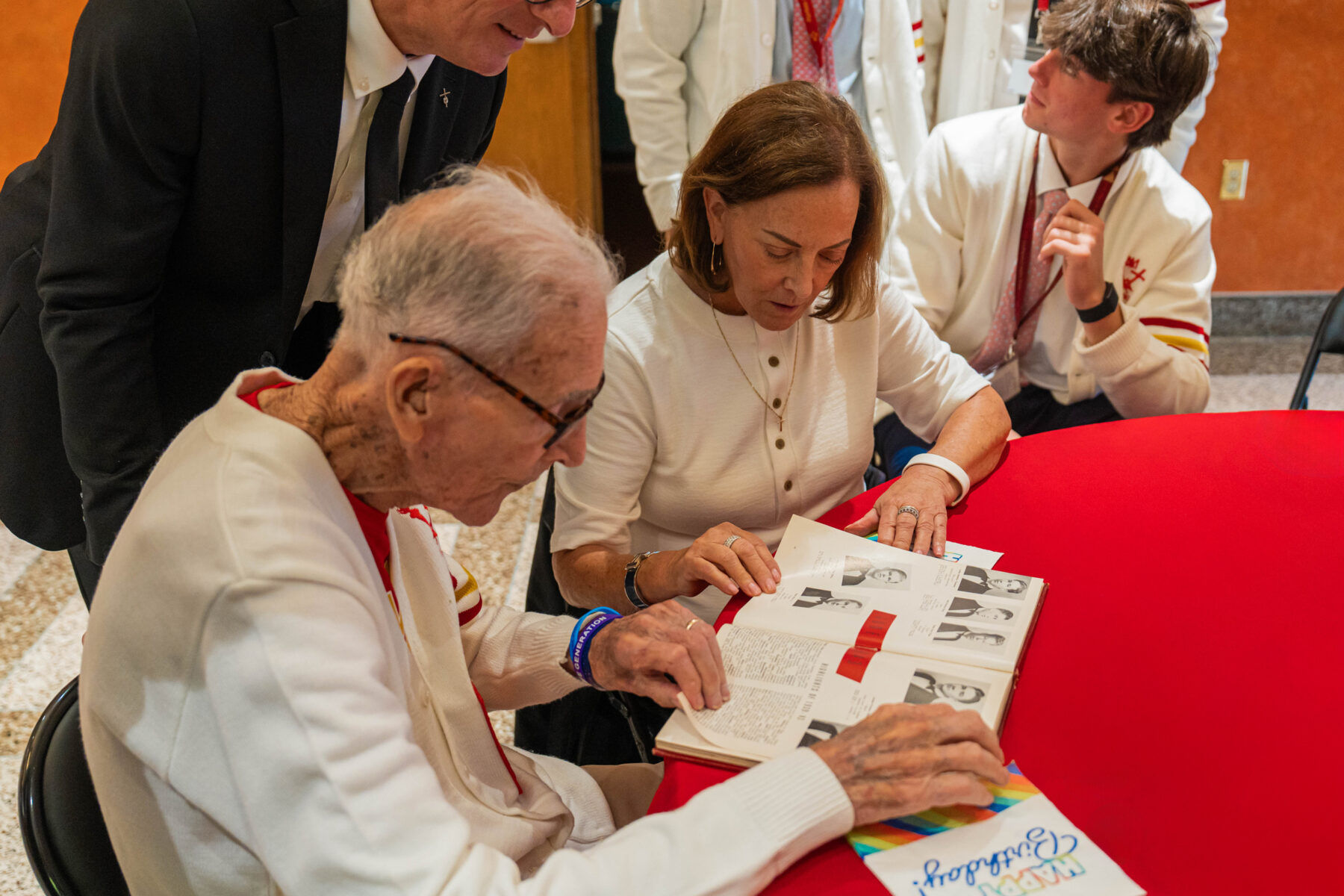 Home Again: Albert Heinlein ’43 returns to campus to celebrate his ...