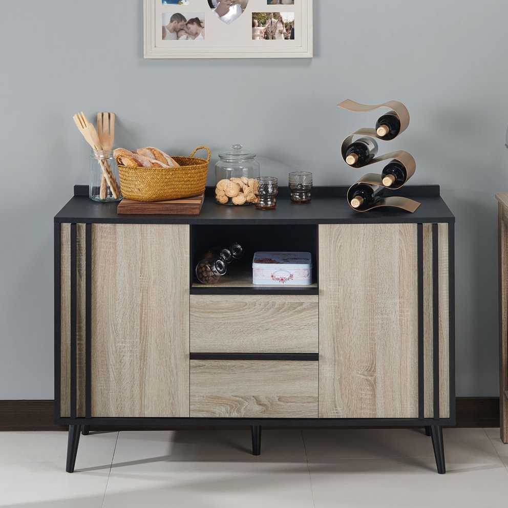 30 Inspirations Light White Oak Two-tone Modern Buffets