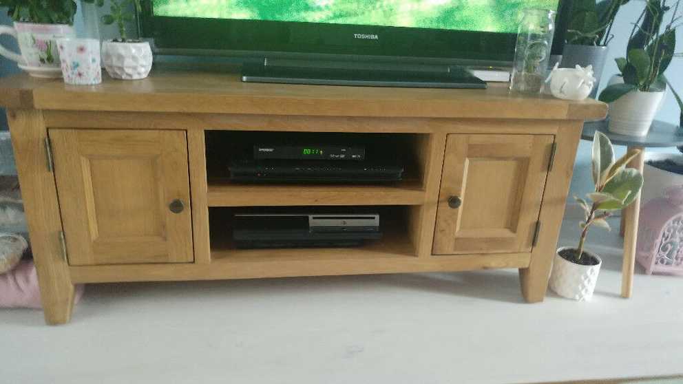 15 Best Ideas Large Oak Tv Stands