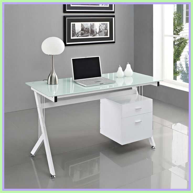 15 Collection of Off-white Floating Office Desks