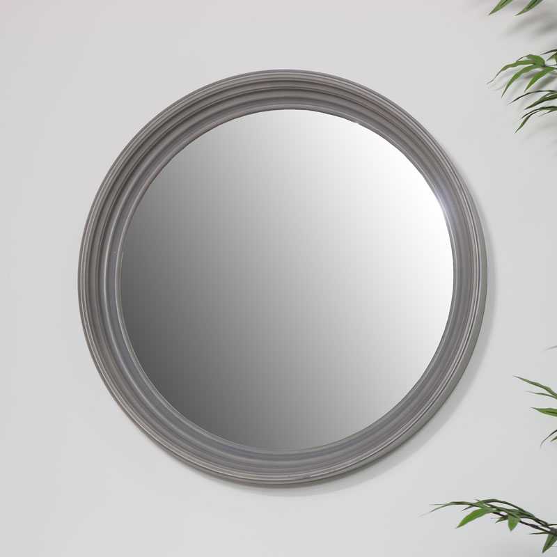 Explore Gallery of Scalloped Round Modern Oversized Wall Mirrors ...