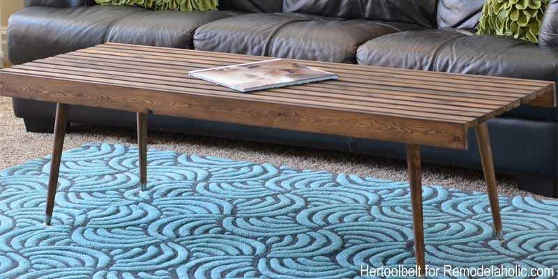 Showing Gallery of Slat Coffee Tables (View 7 of 15 Photos)