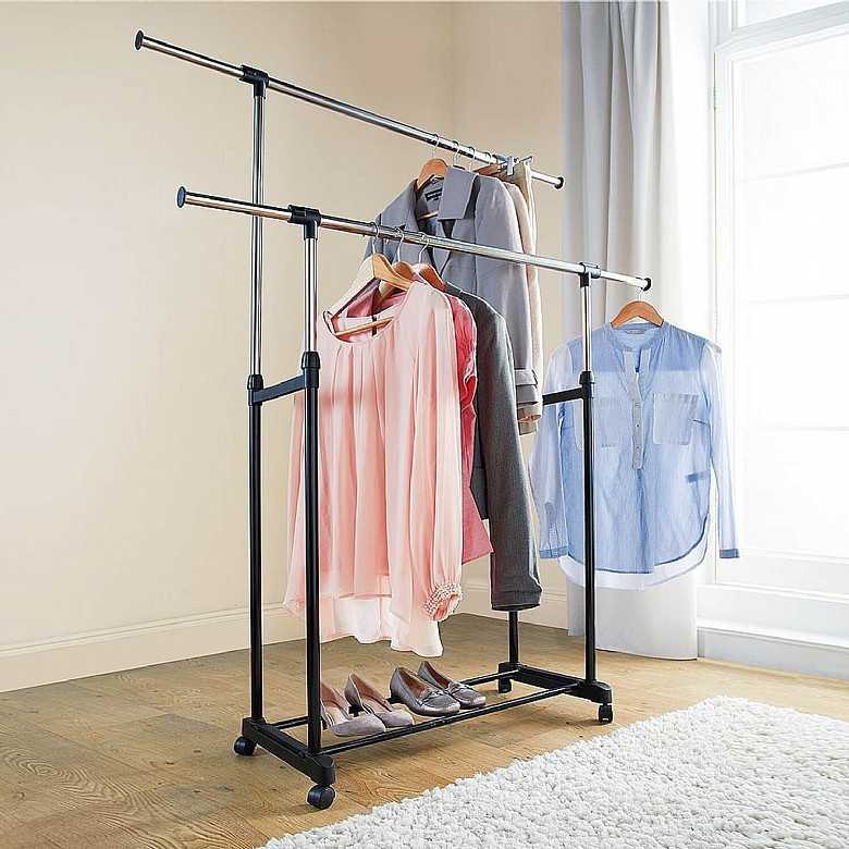 Displaying Gallery of Double Hanging Rail for Wardrobe (View 11 of 15 ...