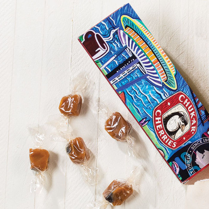 Cherry Almond Caramel Twists - Gourmet Caramel Gift Box