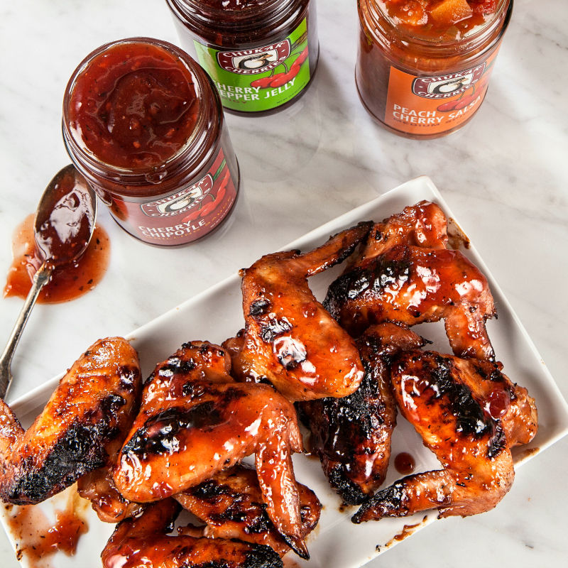 Cherry Chipotle Chicken Wings