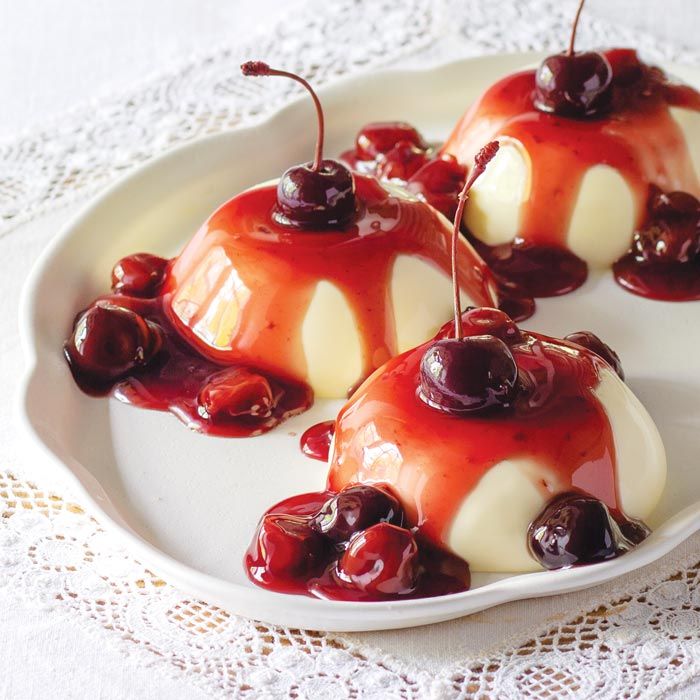 Cherry Panna Cotta