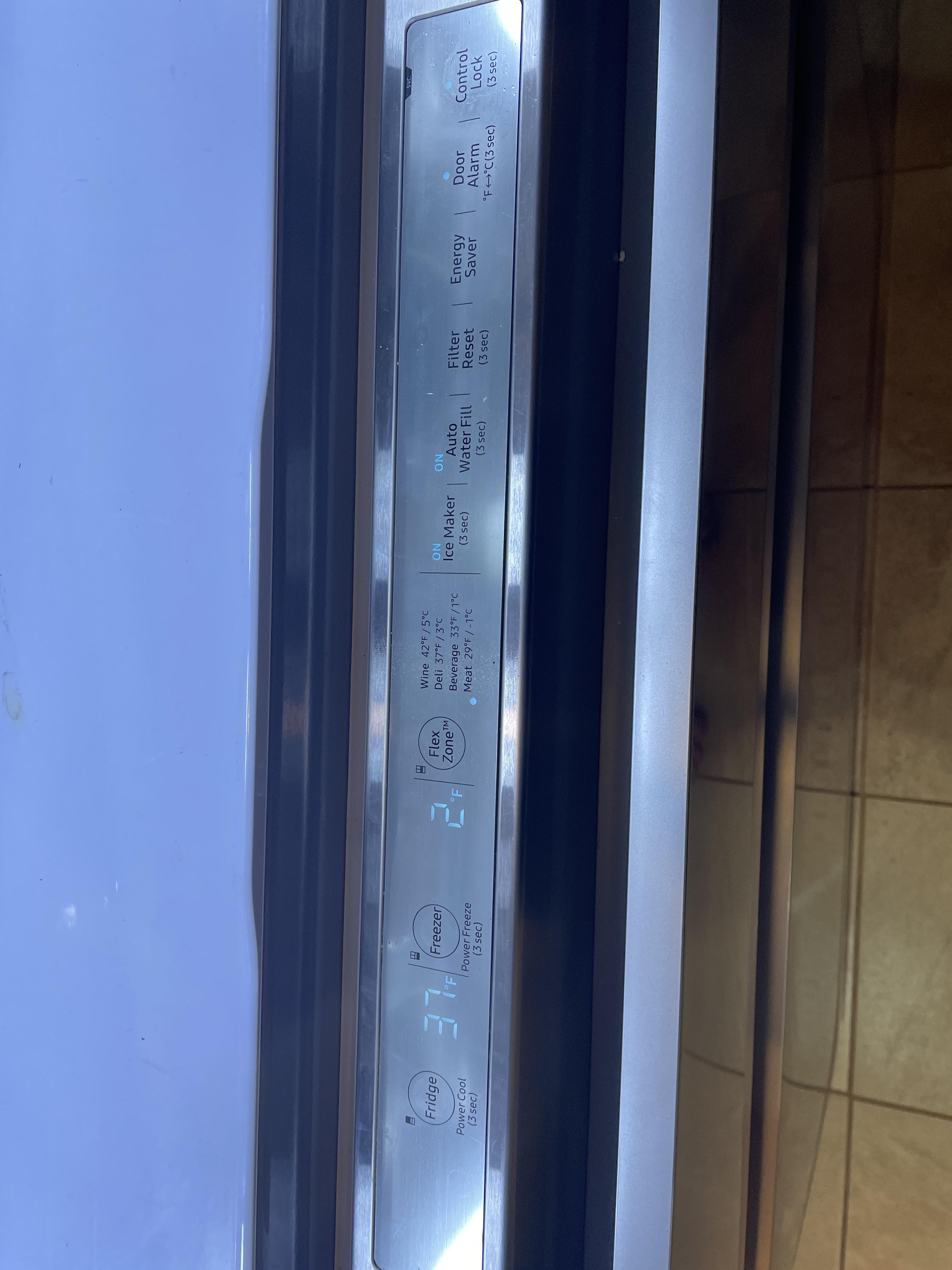 Help with defrost on Samsung fridge. Posted a pic of my control panel ...