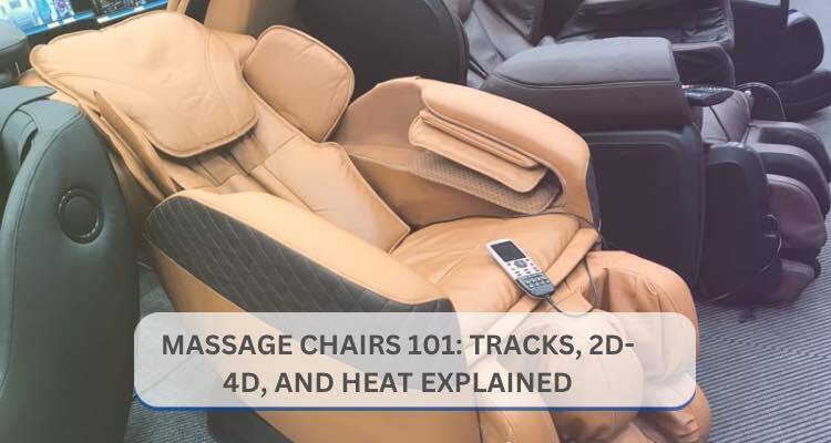 Massage Chairs 101: Tracks, 2D-4D Rollers, Heat & AI Explained