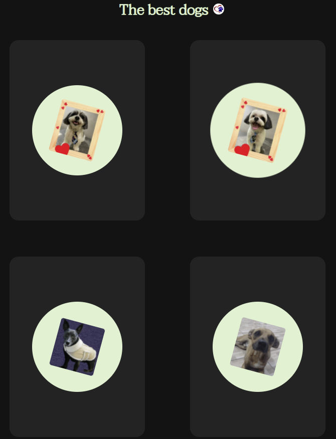 GitHub - Gilmara-Git/3D-Cards: Dog cards in 3D - Practicing Css
