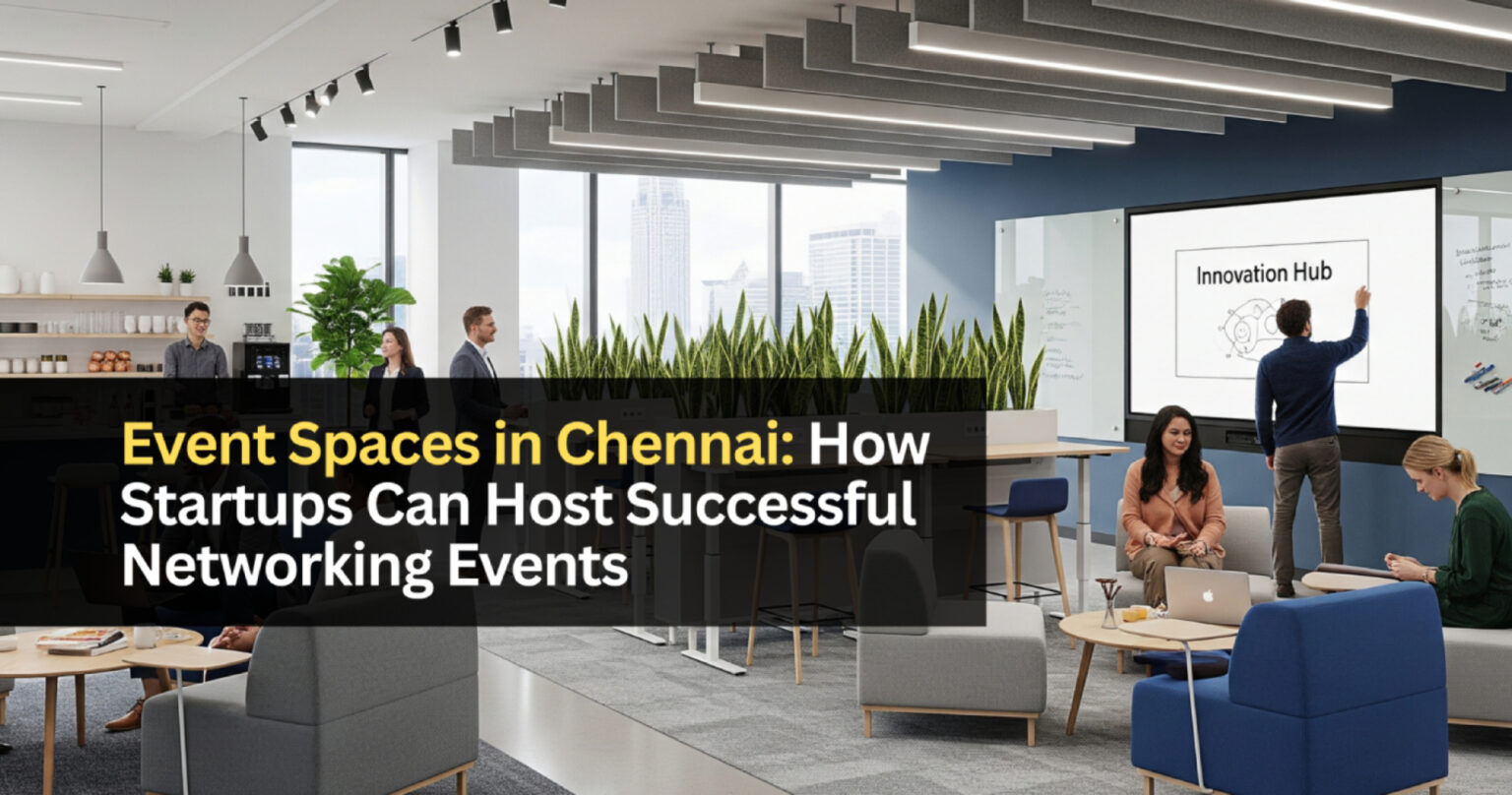 Event Spaces in Chennai for Startups | Host Successful Networking Events