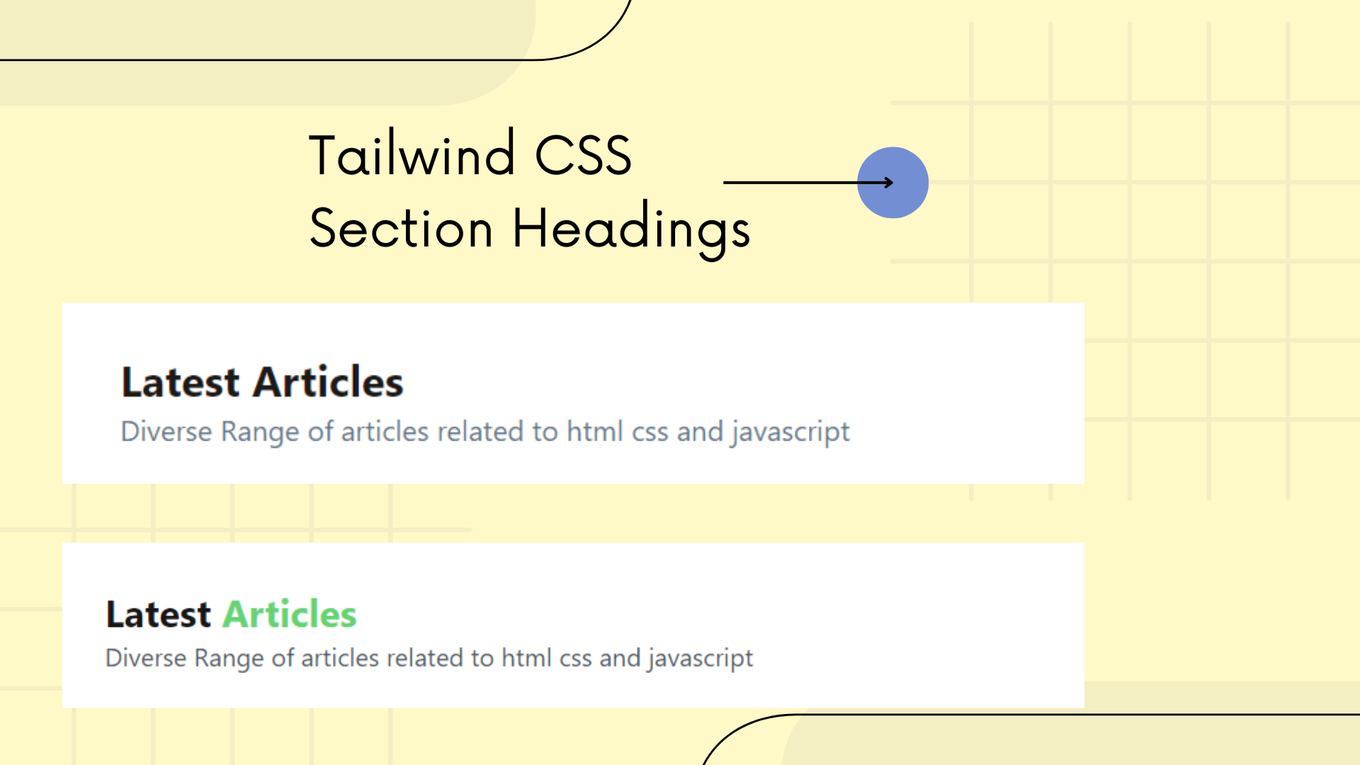 React Tailwind Section Heading Components