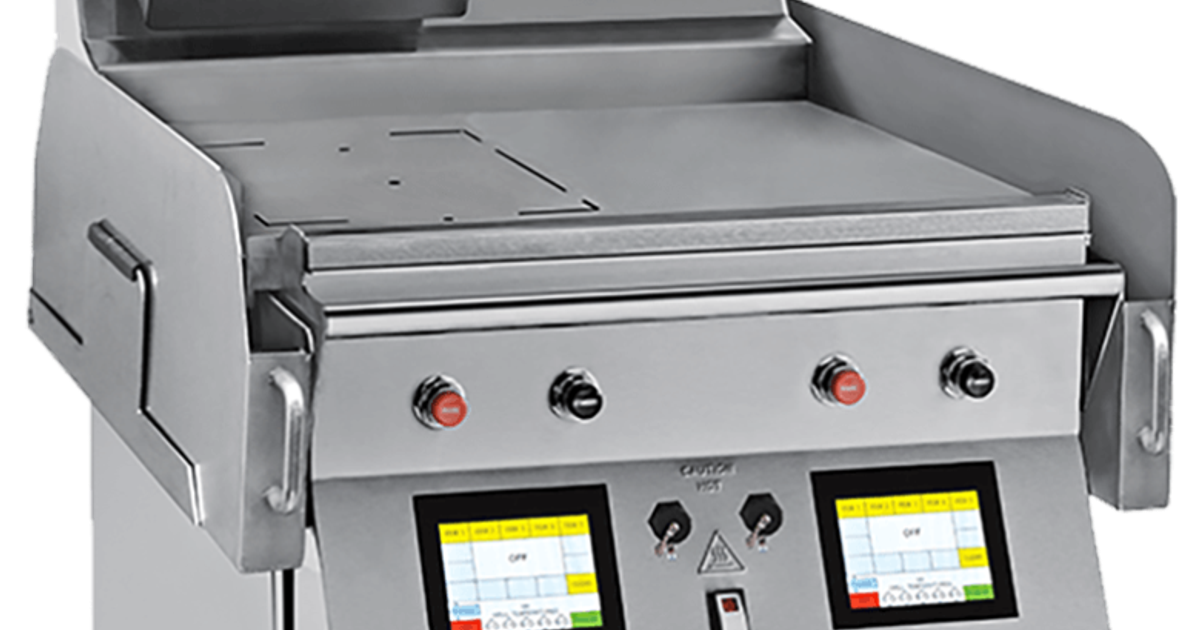 Taylor L822 Commercial Flat-Top Grill | Electric, One Upper Platen ...